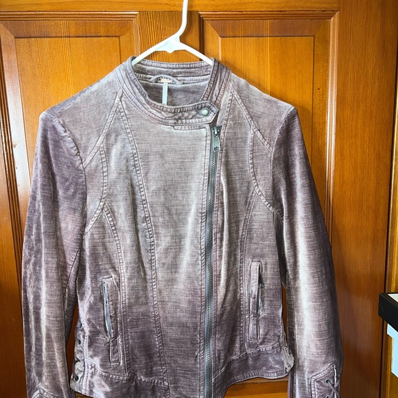Free People | Jackets & Coats | Vintage Free People Suede Light Purple ...